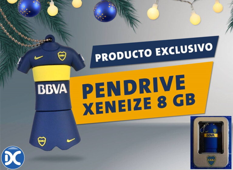 Pendrive 8 GB Xeneize Boca Juniors – DC Servicios Informáticos